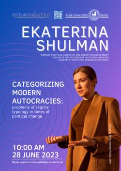 Ekaterina Shulman: "Categorizing modern autocracies: problems of regime ...
